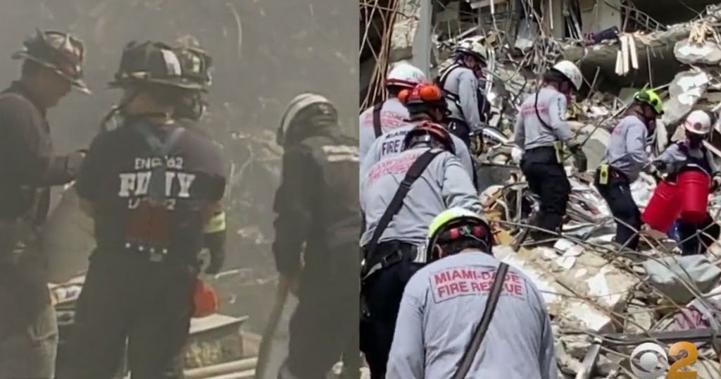 Rescue Efforts After Florida Building Collapse Trigger Memories For 9/ ...