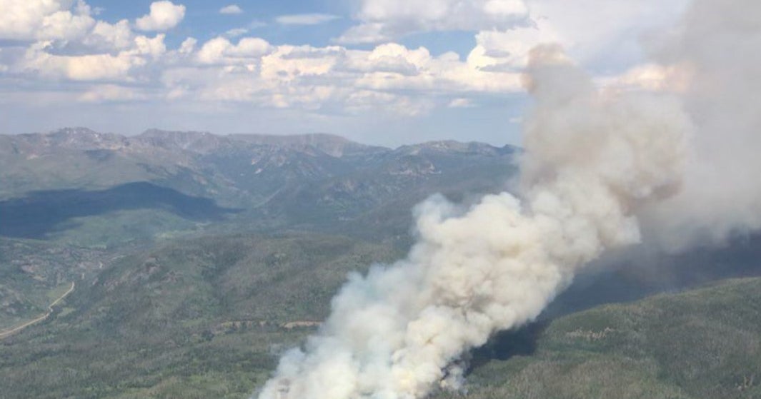 Morgan Creek Fire Burns 250 Acres In North Routt County - CBS Colorado