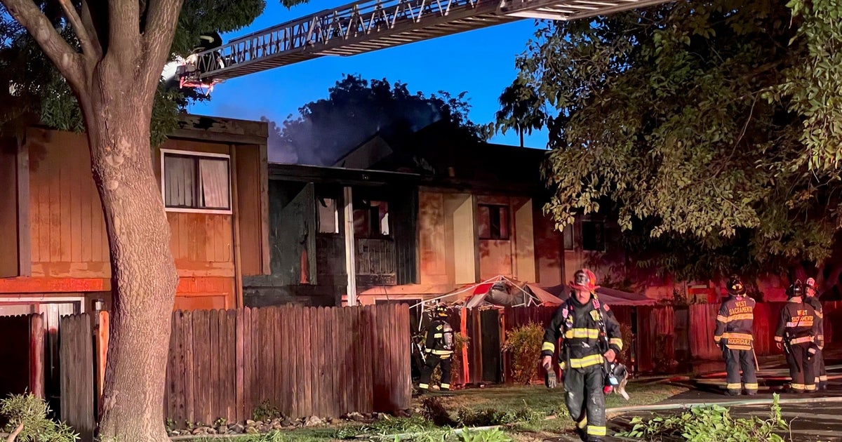 Early Morning Apartment Fire In Davis Displaces More Than A Dozen - CBS ...