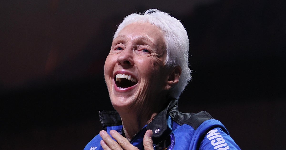 "I love it. I love it!": Wally Funk makes history during Blue Origin's ...