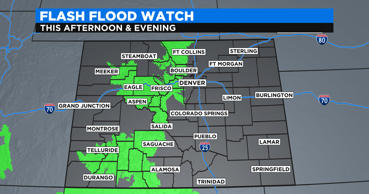 Another Round Of Flash Flooding For Colorado Burn Scars - CBS Colorado