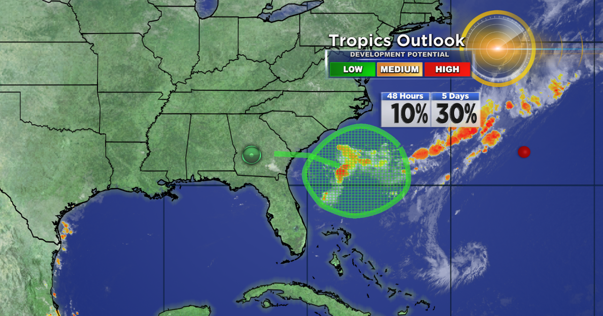 Tracking The Tropics: Quiet Now But Watching An Area Near Florida - CBS ...