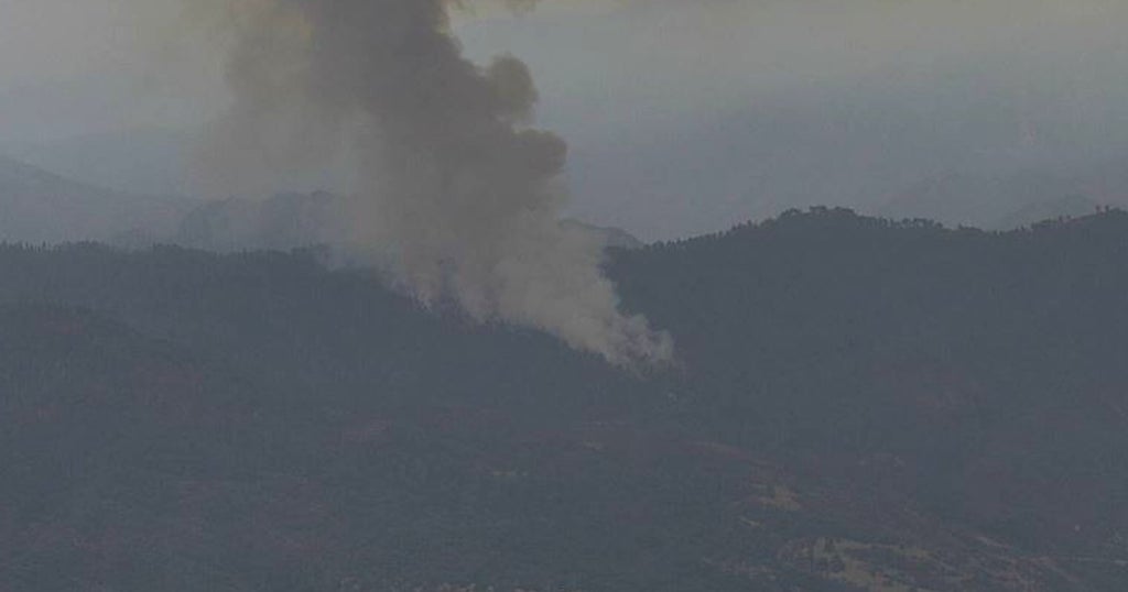 Park Fire Burning In Tulare County In Sequoia National Forest - CBS San ...
