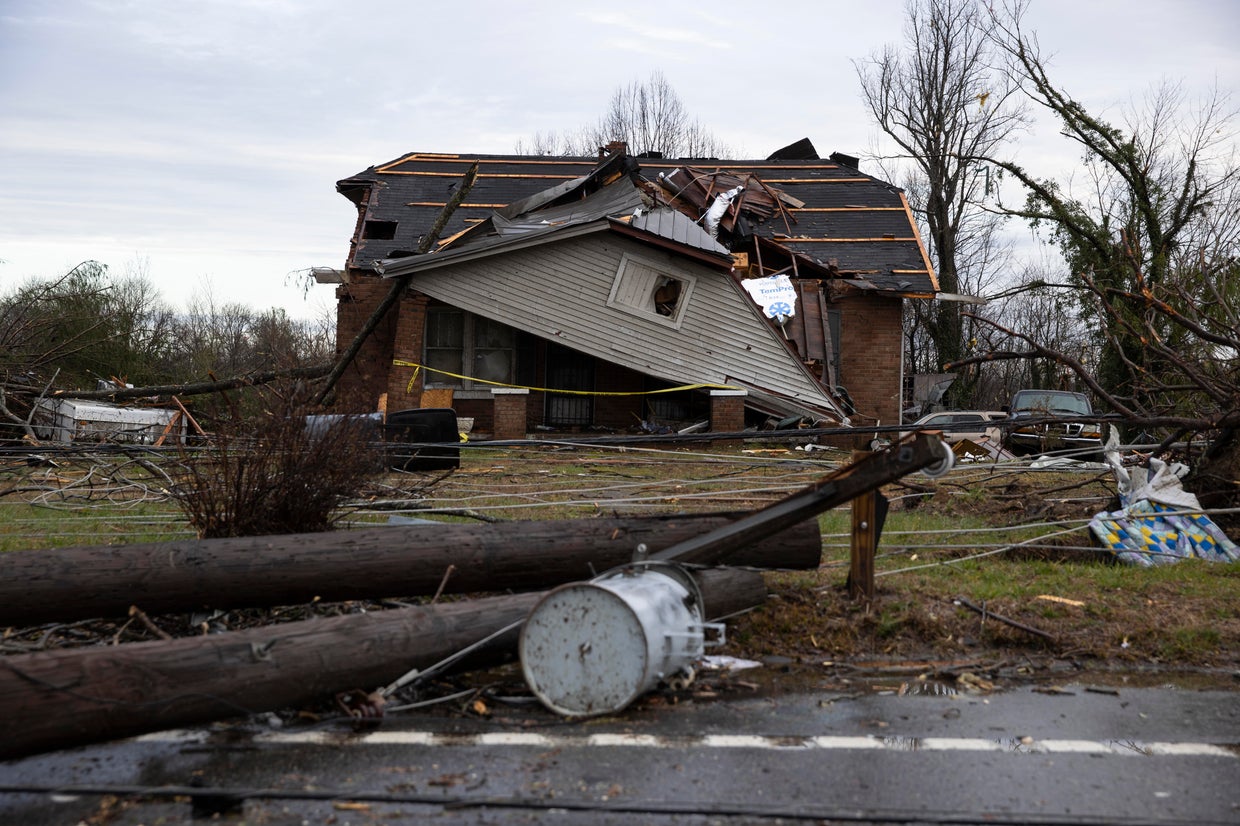 Devastating photos of tornado damage