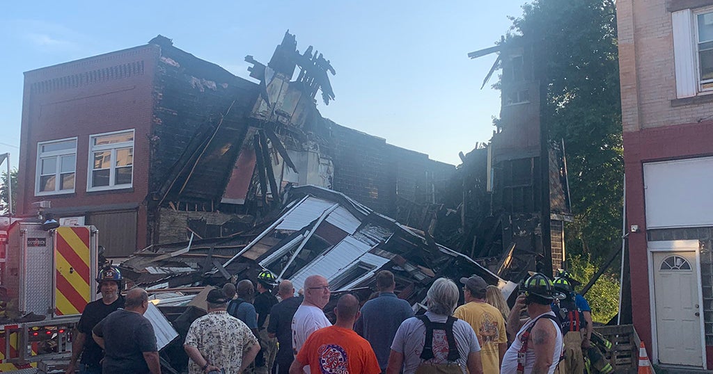 No One Injured In Partial Building Collapse In Arnold - CBS Pittsburgh