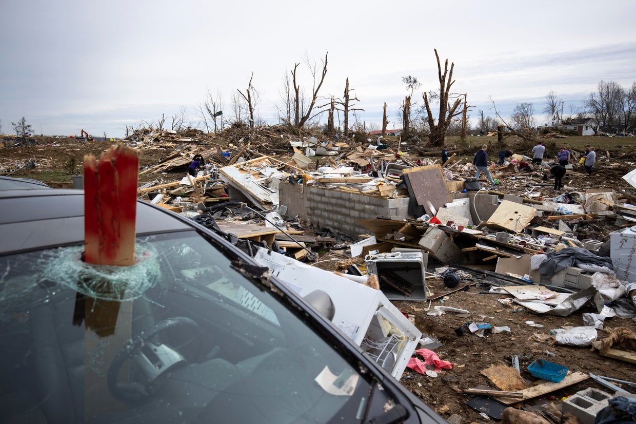 Devastating photos of tornado damage