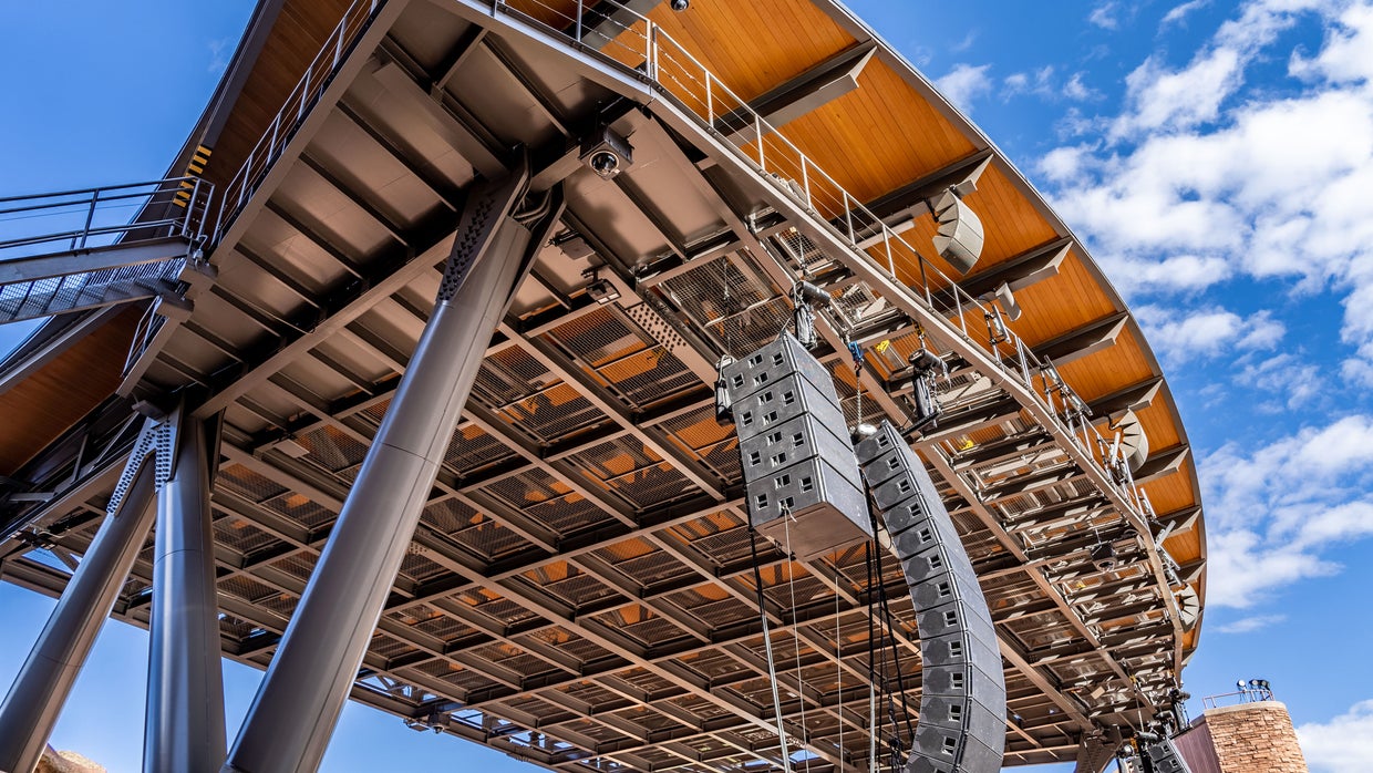 Check Out The New Roof Over The Stage At Red Rocks - CBS Colorado