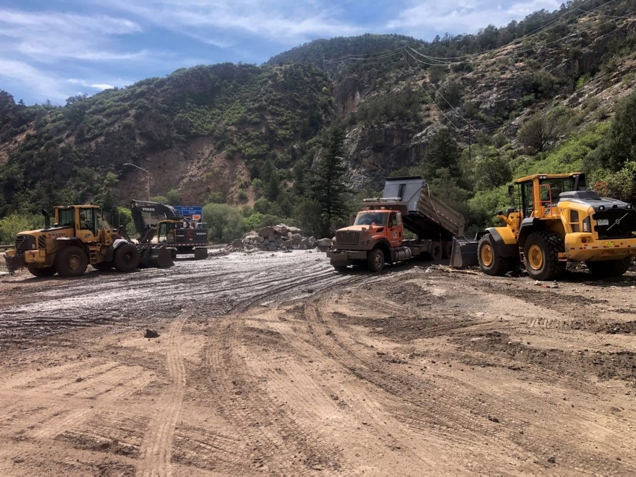 CDOT Hauls 135 Truck Loads Of Debris From Glenwood Canyon Mudslide ...