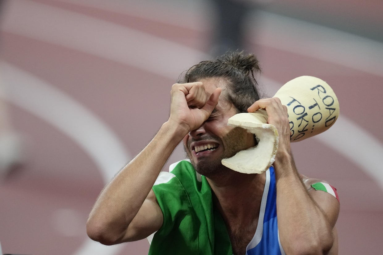 Olympic high jumpers from Qatar and Italy tied. Instead of having a ...