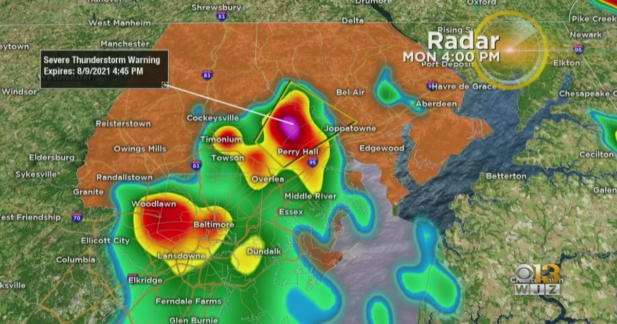 Maryland Weather: Severe Thunderstorm Warning Issued For Anne Arundel ...