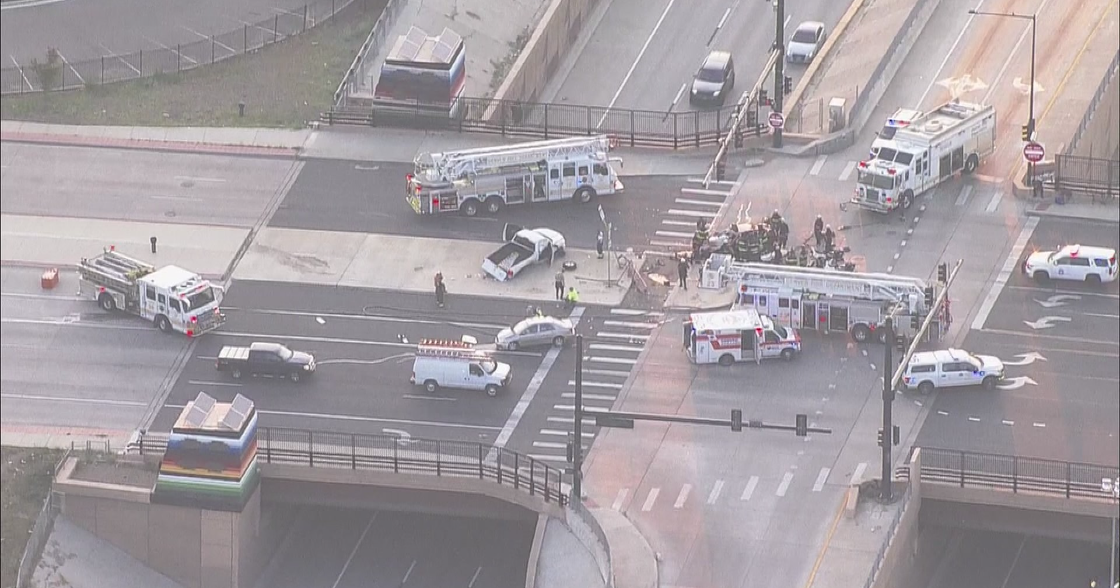 Multi-Vehicle Crash Forces Road Closures On Federal Boulevard - CBS ...