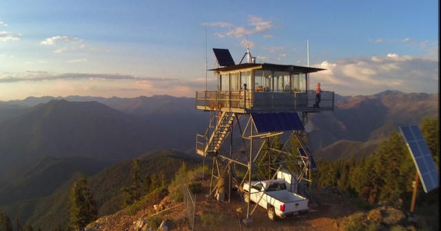 Fire lookouts keep watch over threatened forests - CBS News