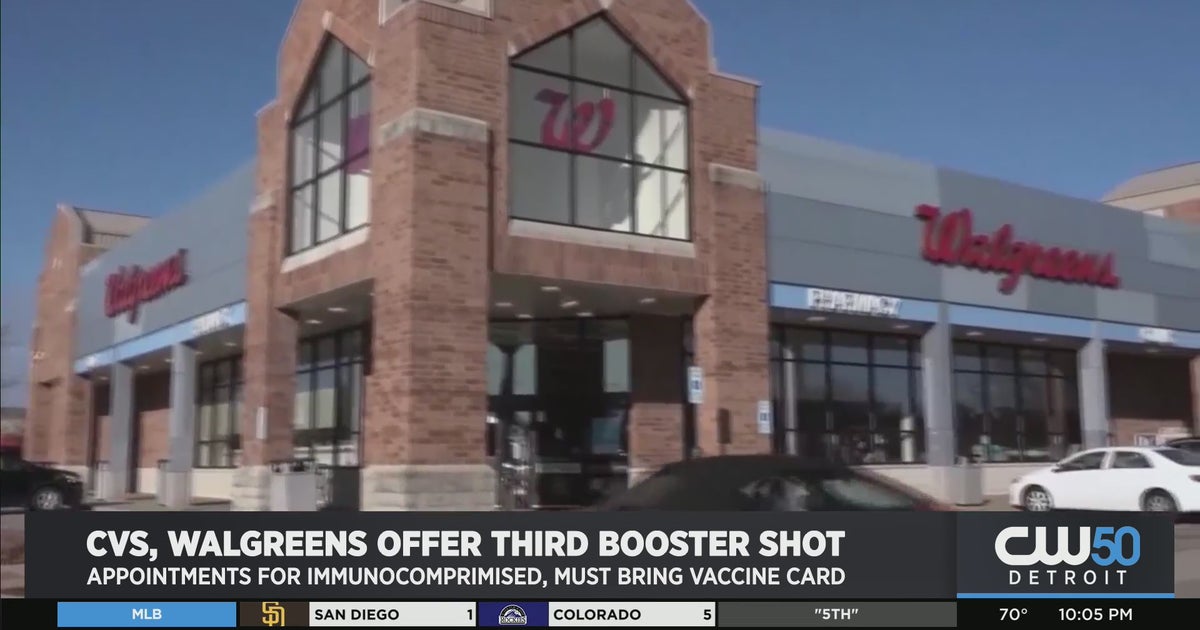 CVS, Walgreens Offer 3rd COVID-19 Booster Shot To Immunocompromised ...