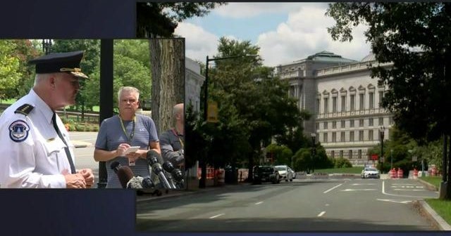 U.S. Capitol Police say bomb threat suspect surrenders - CBS News