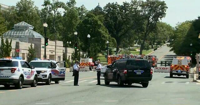 Capitol Hill bomb threat suspect shuts down roads in DC for hours - CBS ...
