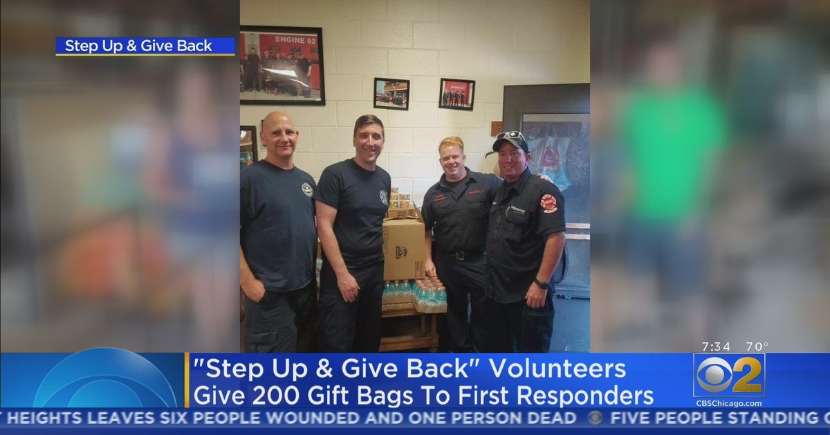 Step Up And Give Back Volunteers Give 200 Gift Bags To First Responders ...