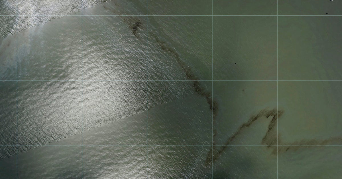 Photos show black slick in water near Gulf oil rig in wake of Hurricane ...