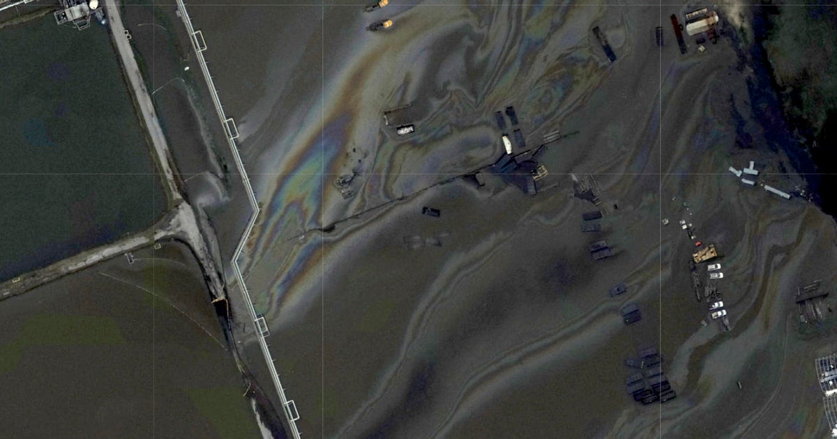 Divers pinpoint source of Gulf oil spill caused by Hurricane Ida - CBS News