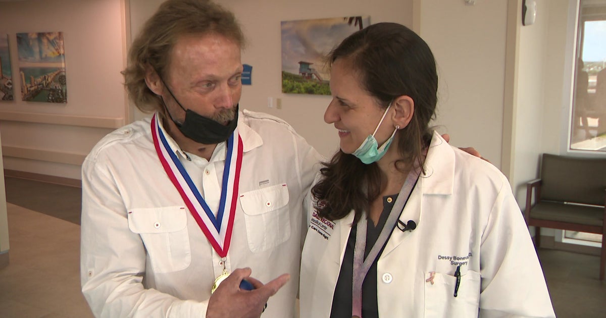 Man Who Suffered Severe Burns Reunites With Staff Who Helped Save His ...