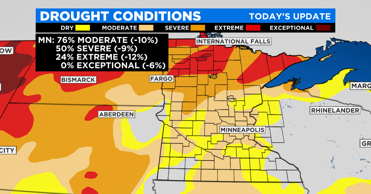 Minnesota Weather: Drought Conditions Ease In First Days Of Fall - CBS ...