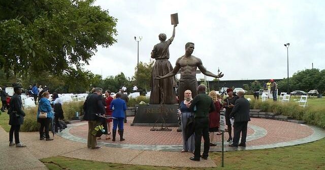Emancipation and Freedom Monument unveiled in Virginia - CBS News
