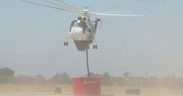 California firefighters use high-tech helicopter to fight massive ...