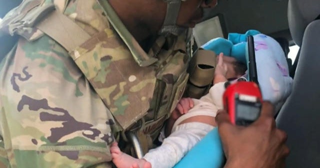 An Afghan baby's harrowing escape to the U.S. - CBS News