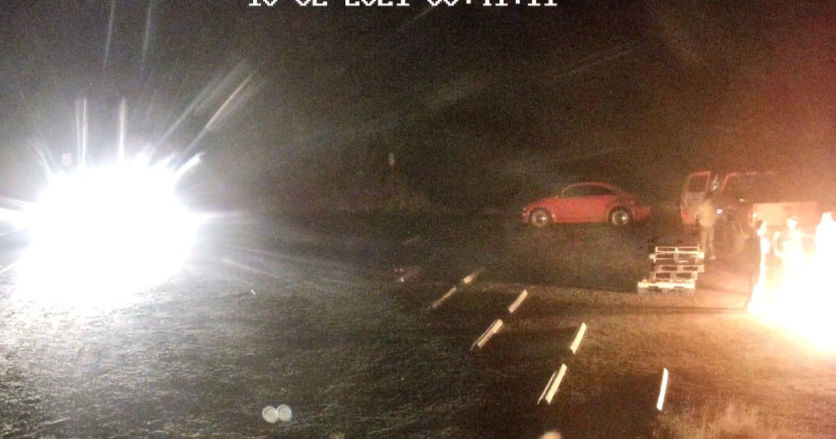 PHOTOS: Illegal Bonfire Set At Centennial Cone Park Parking Lot - CBS ...