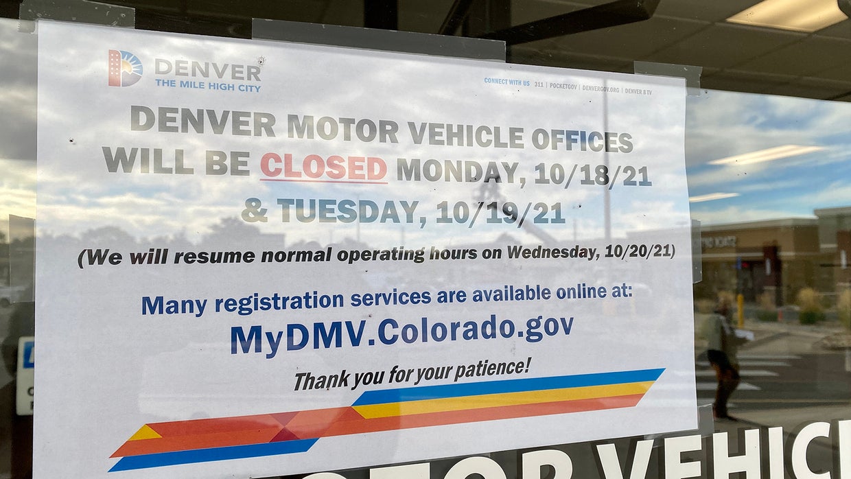 Denver DMV To Chip Away At 52-Day-Long Backlog With 2-Day Closure - CBS ...