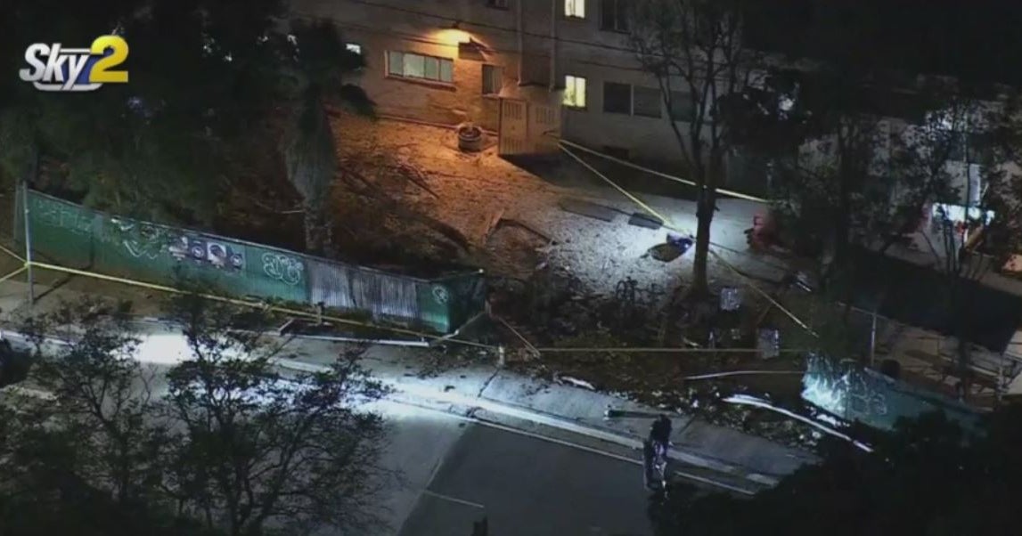Pedestrian Killed After Car Careens Into Yard Off 101 Freeway In ...