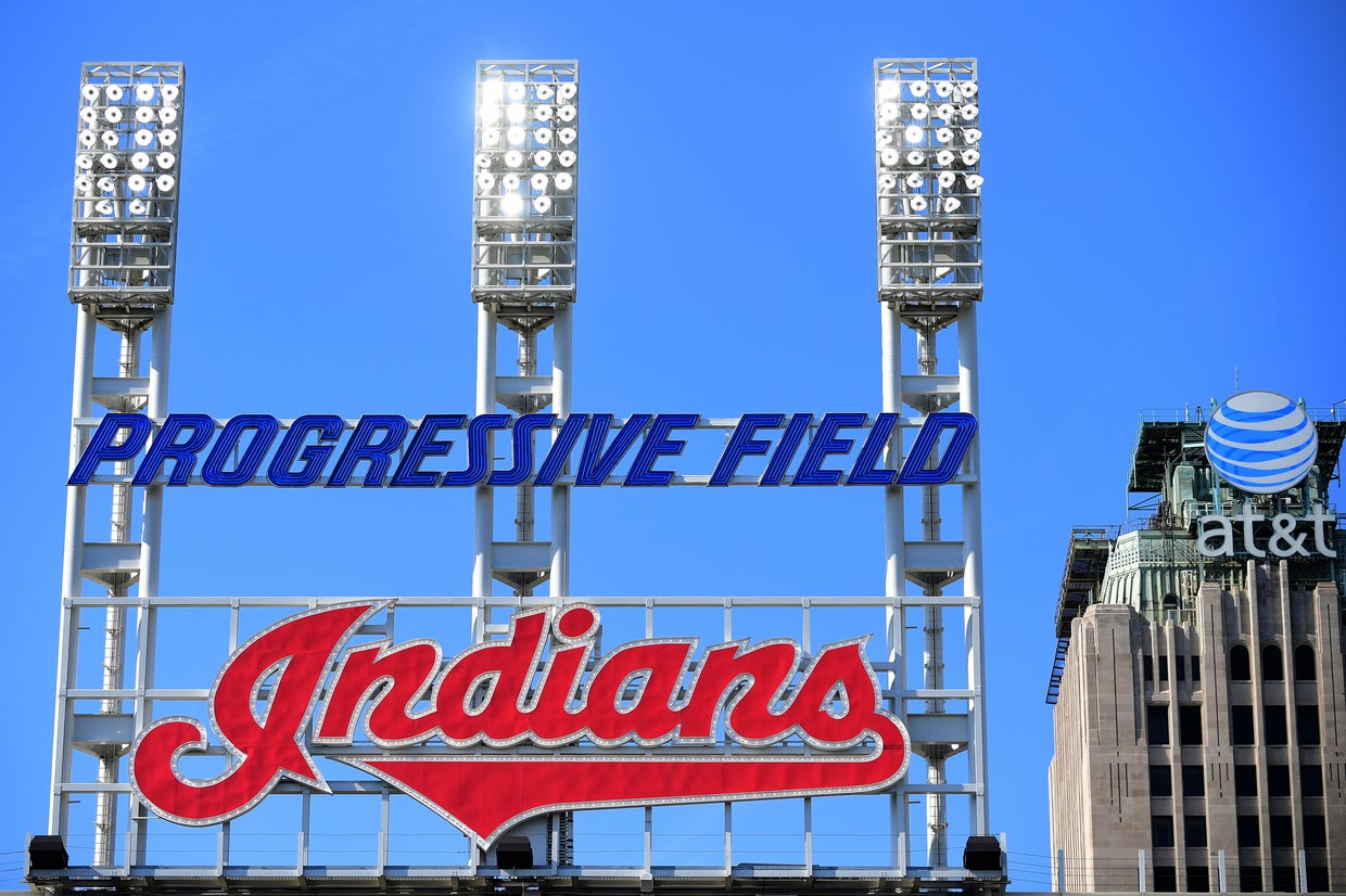 "Indians" sign removed from Progressive Field as MLB team transitions ...