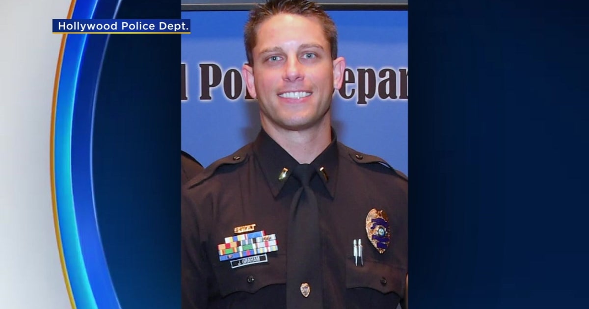 Final Farewell For Hollywood Police Lieutenant John Graham - CBS Miami