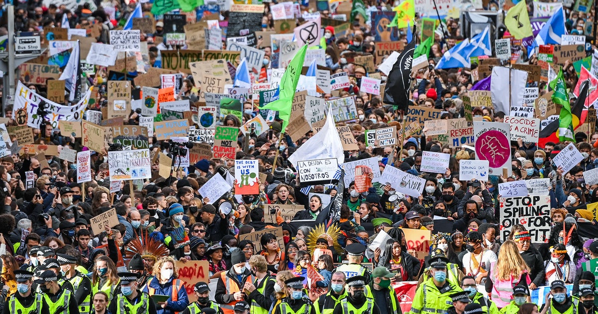 Thousands protest outside COP26 to demand more climate action: "We're ...