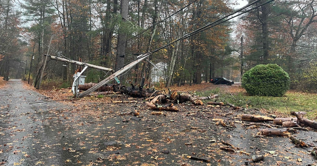 PHOTOS: Storm Damage In Massachusetts On November 12, 2021