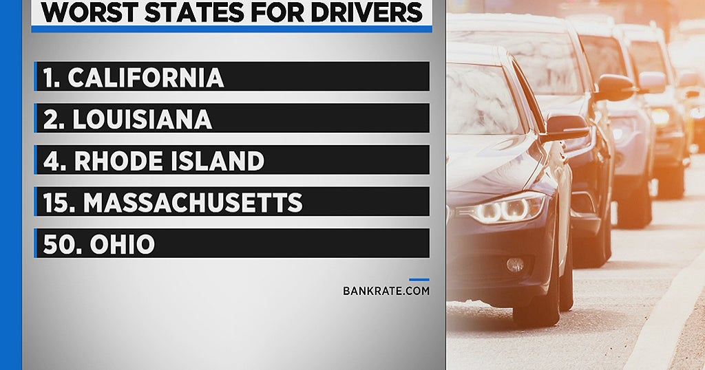 Massachusetts 15th Worst State For Drivers, According To New Study ...