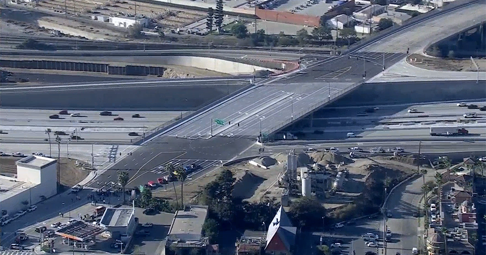 Burbank Boulevard Bridge Over 5 Freeway Reopens - CBS Los Angeles