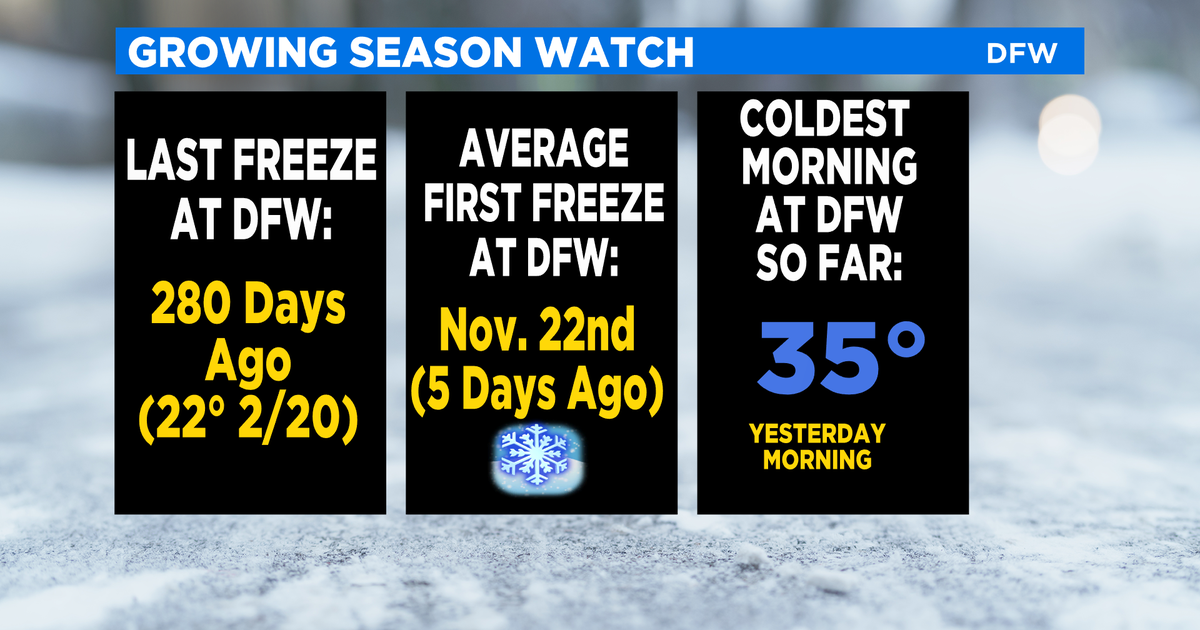 DFW Stays Above Freezing, But How Long Will It Last? - CBS Texas
