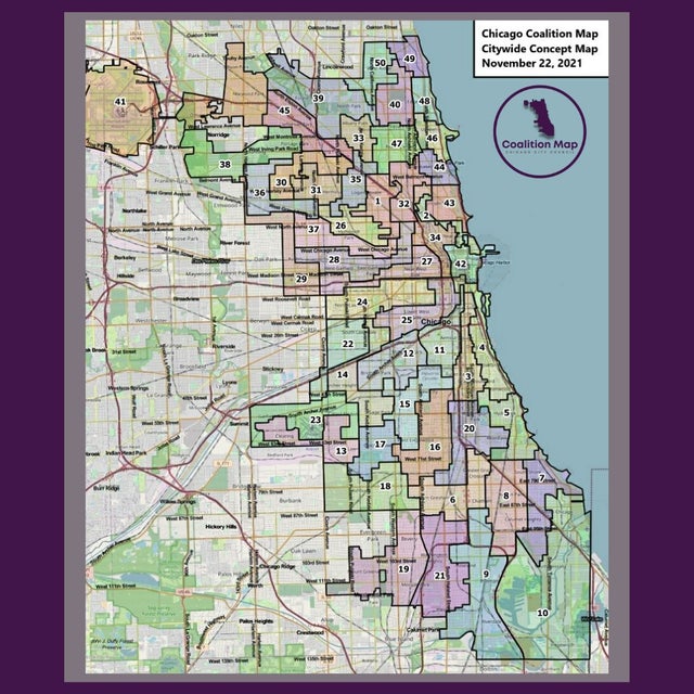 City Of Chicago Ward Map