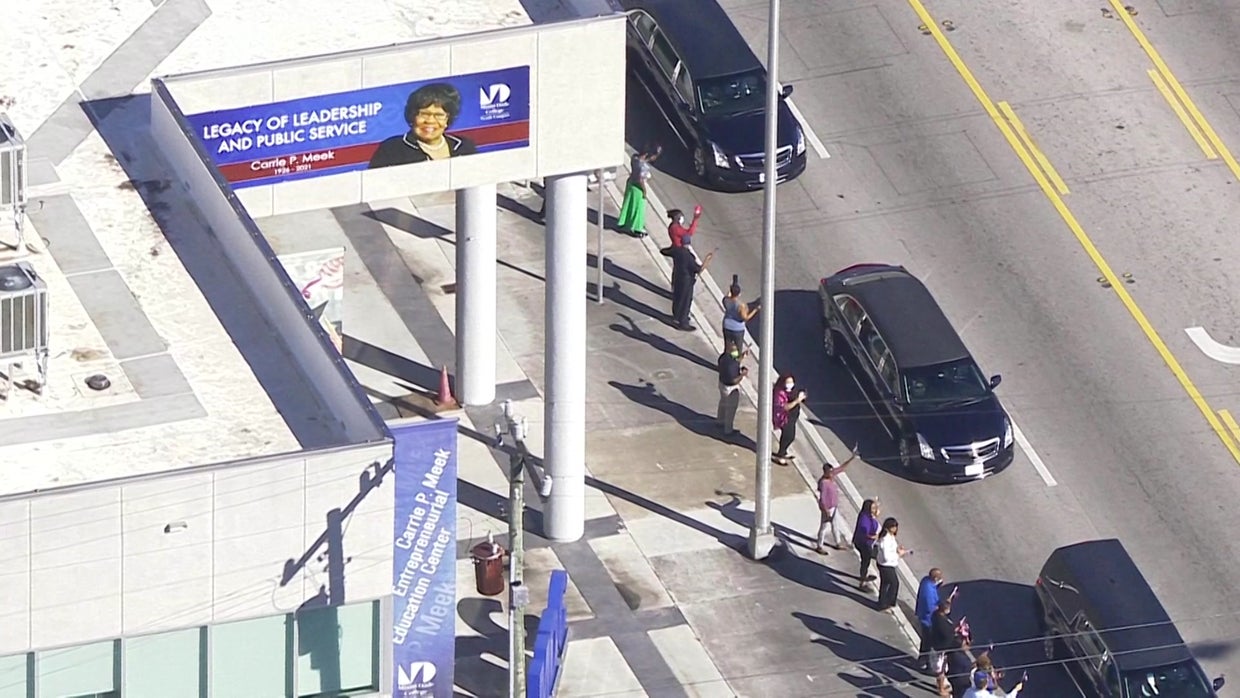 Photos: Carrie Meek's Funeral Procession and Service