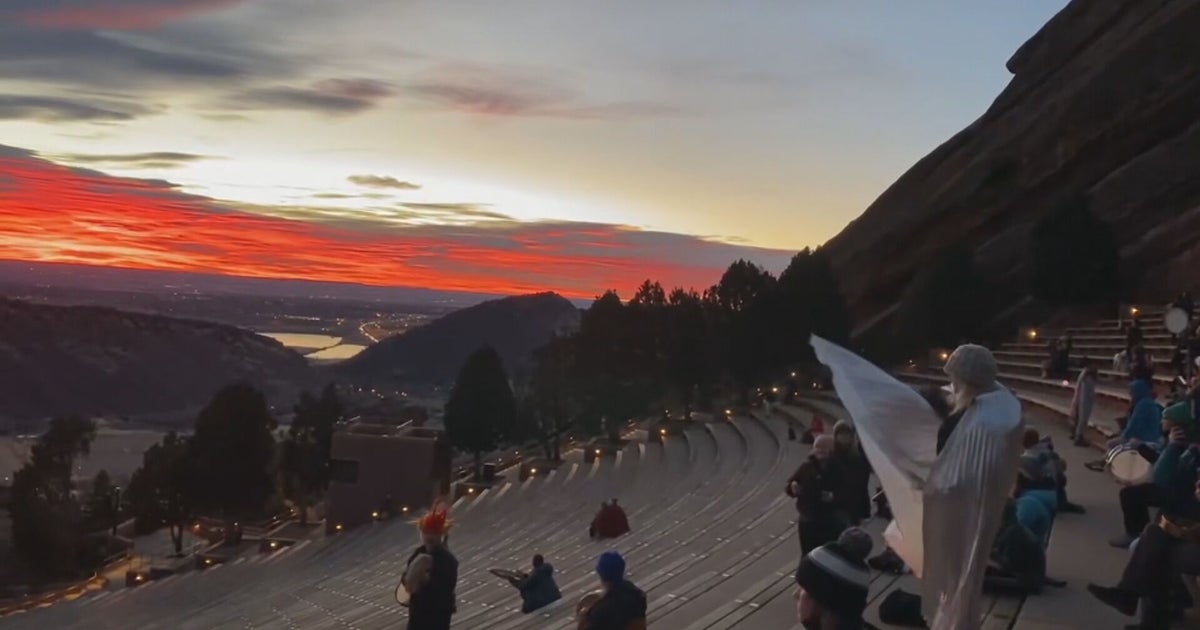 Dozens Celebrate The Winter Solstice By Watching The Sunrise At Red ...
