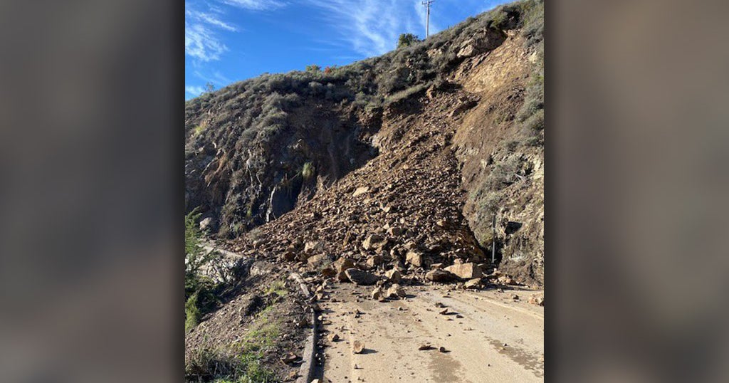 Rock Slides Close Highway 1 in Monterey and San Luis Obispo Counties ...