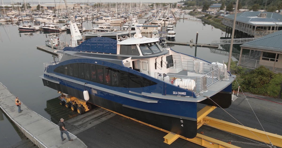 Hydrogen-powered ferry to debut in San Francisco - CBS News