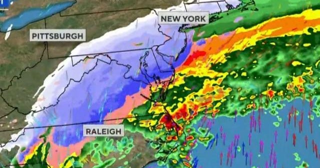 Snowstorm expected in the Northeast - CBS News