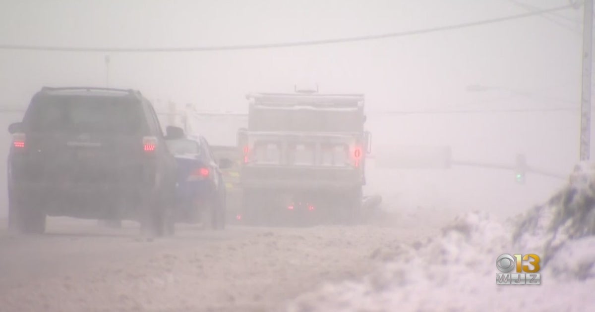 Drivers Find Mayhem On Maryland Roads After Snowstorm - CBS Baltimore
