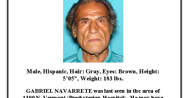 Missing: Gabriel Navarrete, 63 - CBS Los Angeles