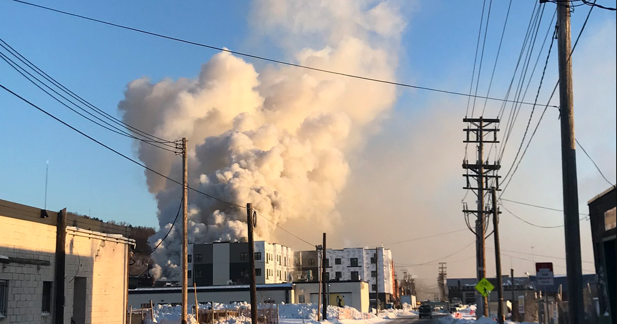 Crews Knock Down Large Fire At Duluth Building Amid -35 Degree Wind ...