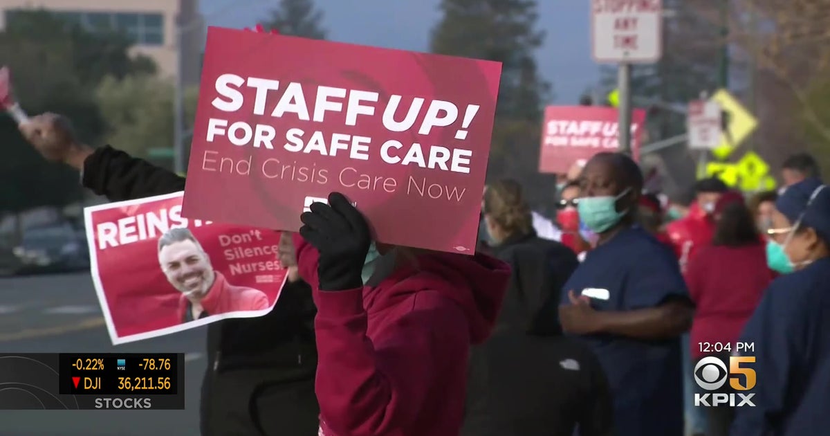 Bay Area Nurses Walk Picket Line Demanding More COVID Safety Measures ...