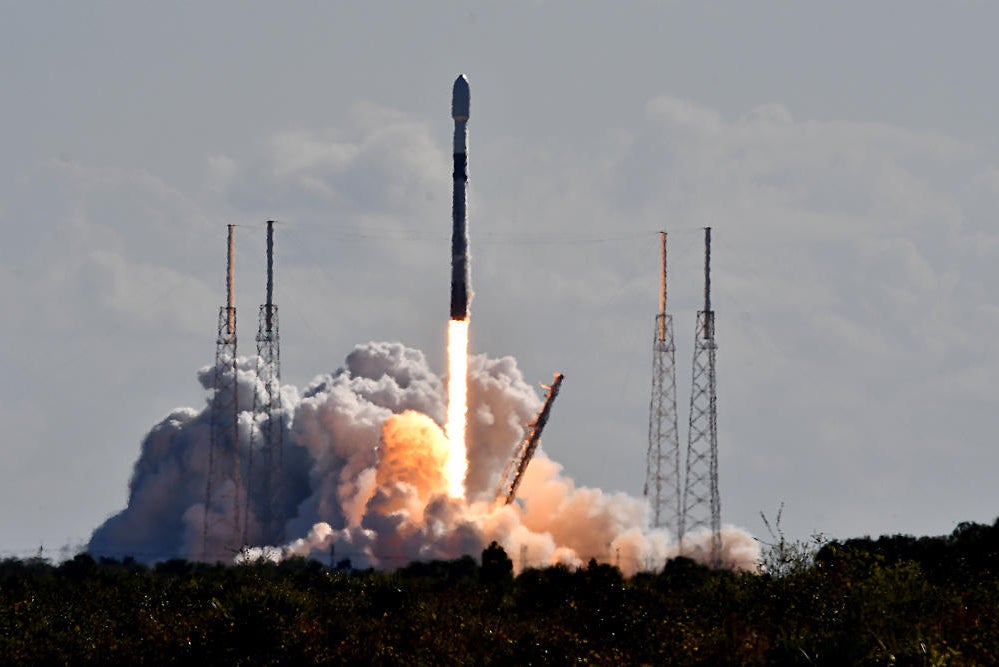 SpaceX launches 105 small satellites in low-cost "rideshare" mission ...