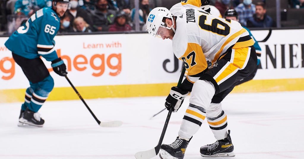 Guentzel's OT Goal Lifts Penguins Over Sharks 2-1 - CBS Pittsburgh