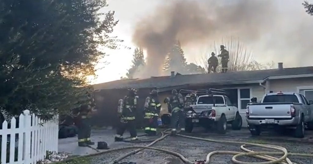 Fire Causes $150,000 Damage To Santa Rosa Home - CBS San Francisco